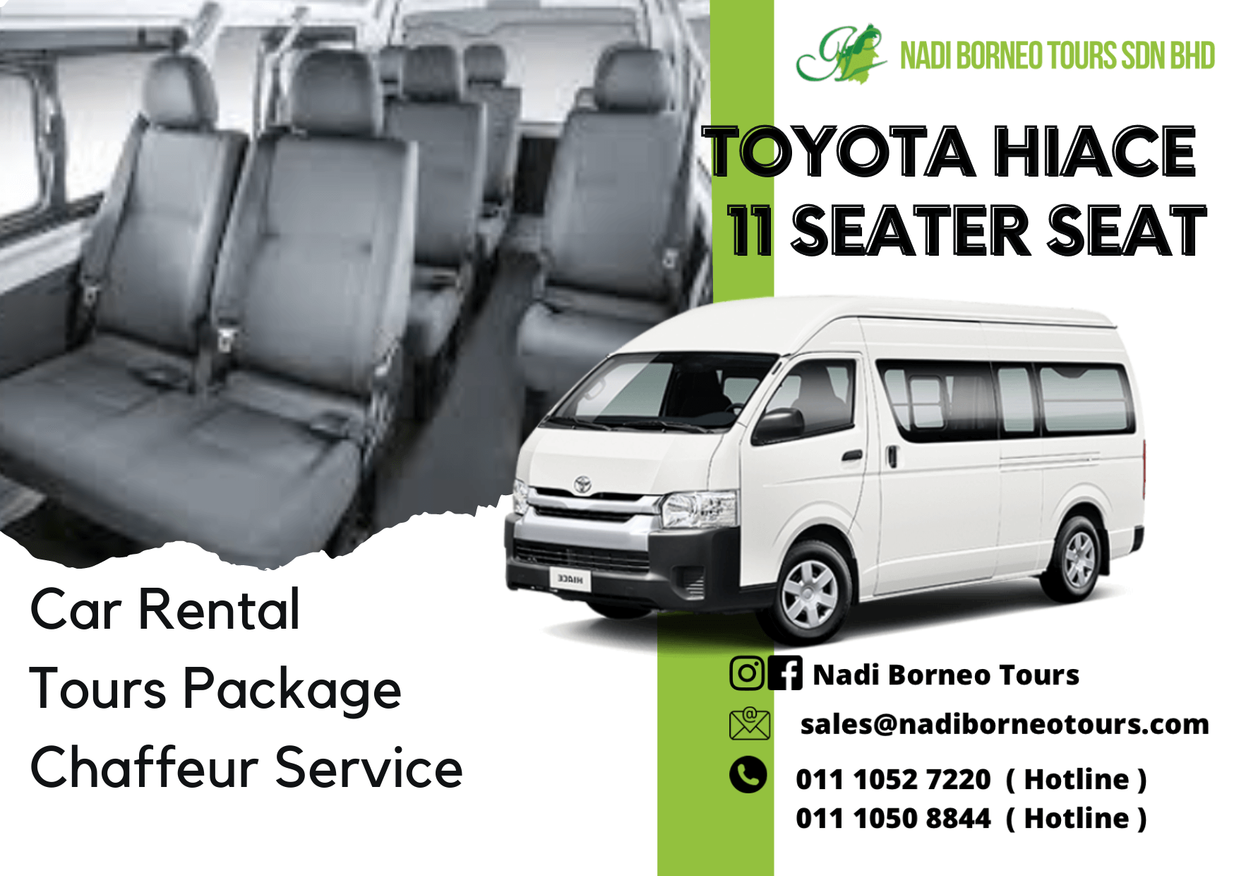 Car Rental & Chauffeur Services – Nadi Borneo Tours